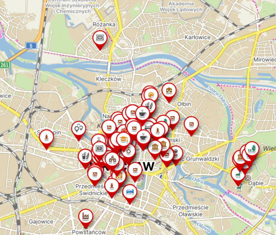 Objednávka Wroclav mapa | Cestujte s radostí