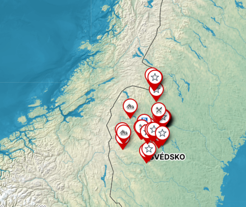 Mapa Středního Švédska ke stazeni | Cestujte s radostí