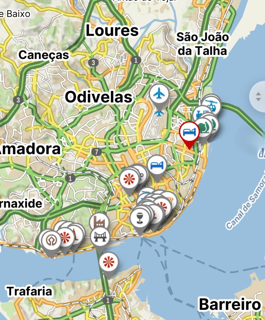 Mapa Lisabonu ke stažení | Cestujte s radostí